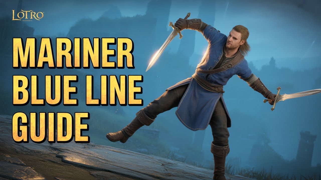 LOTRO: MARINER (Blue line) rotation, virtues, LI and Combat. *time ...