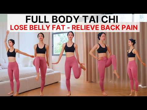 15-Min Tai Chi Workout 🔥 Lose Belly Fat, Relieve Back Pain & Stay Active After 50