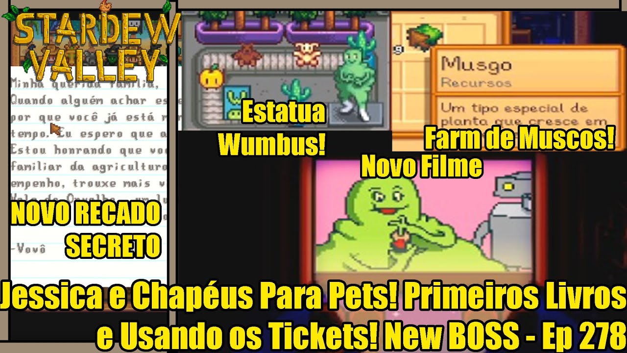 Jessica e Farm de Muscos! Novo Recado Secreto, Novo Filme e Estatua ...