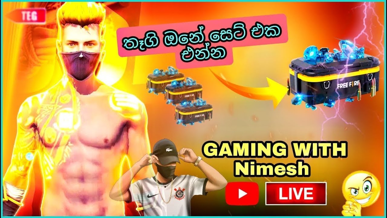 ටීම් code වලින් Gft ගන්න එන්න කට්ටිය // free fire live gaming with Nimesh - YouTube