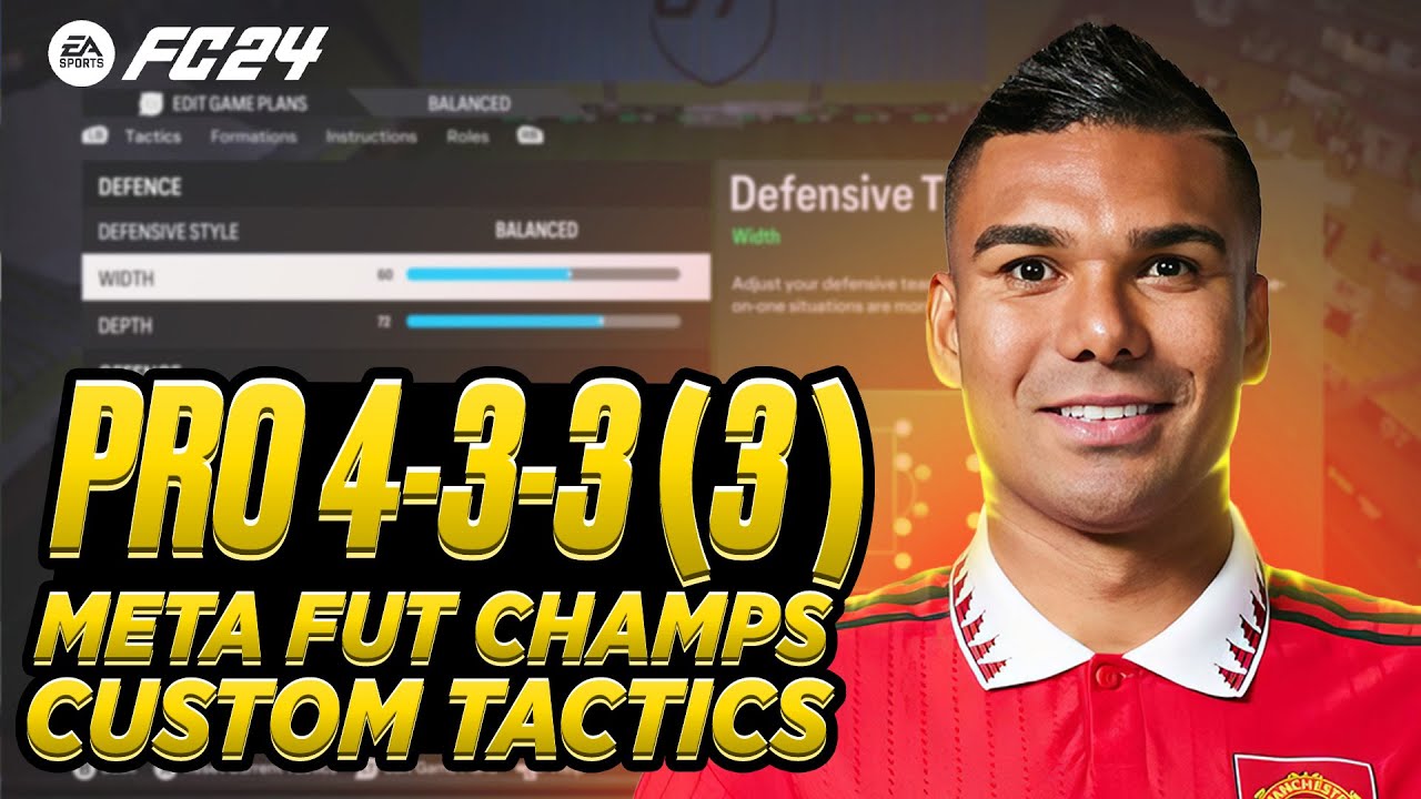 "Pro 433 (3) Custom Tactics - The Best Tactics For Every Pro in EA FC 24" - YouTube
