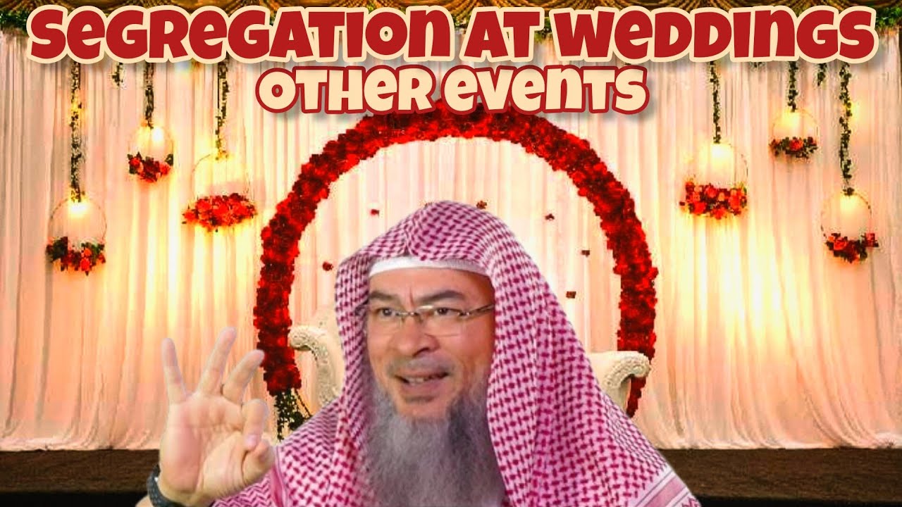 What's the best way to make segregation at weddings, walima & any such ...