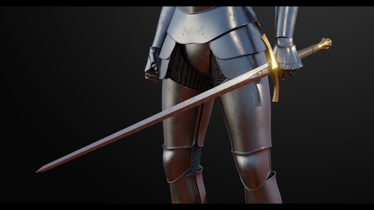 Long Sword Speed Modeling - YouTube