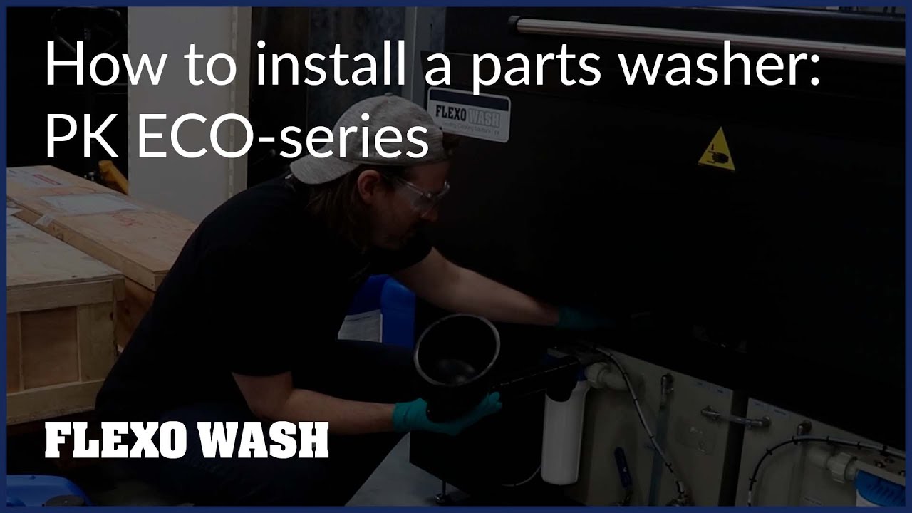 How to install parts washer: PK Eco - YouTube