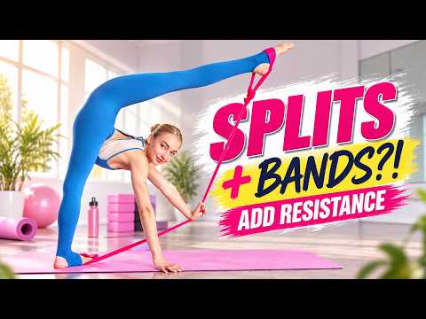 Extreme Flexibility + Splits & Contortion Routine with Resistance Bands