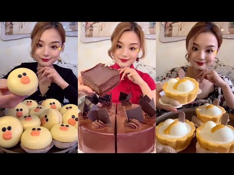 [ASMR] Dessert Mukbang (Mousse Cake) 디저트 먹방 🍰 #193 | Eating Sounds