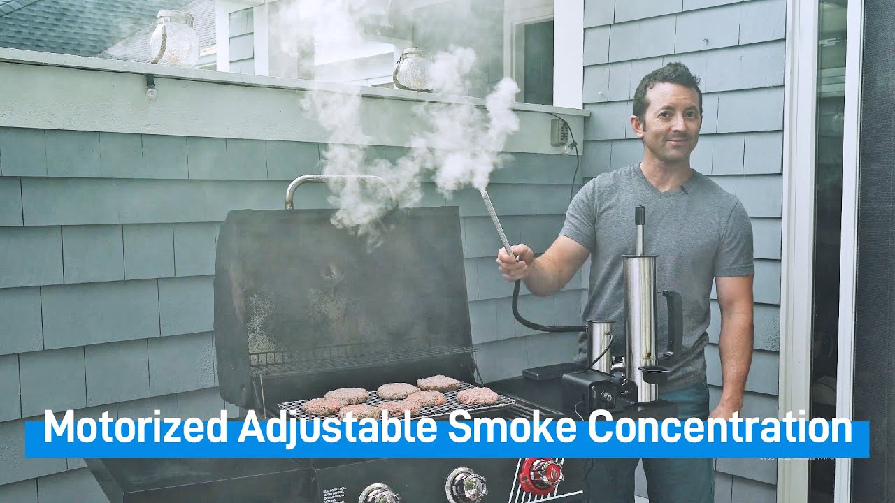 Smoke Generator a small pellet smoker!!! And More SMOKE FLAVOR on a ...