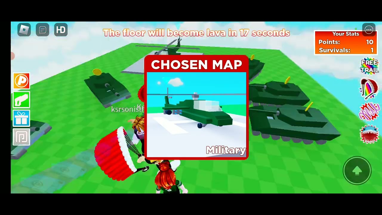 Unbelievable Roblox Lava Floor Escape - YouTube