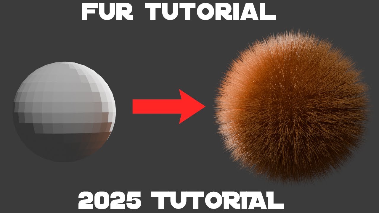 How to Make Fur in Blender || Blender 4.4, 2025 - YouTube