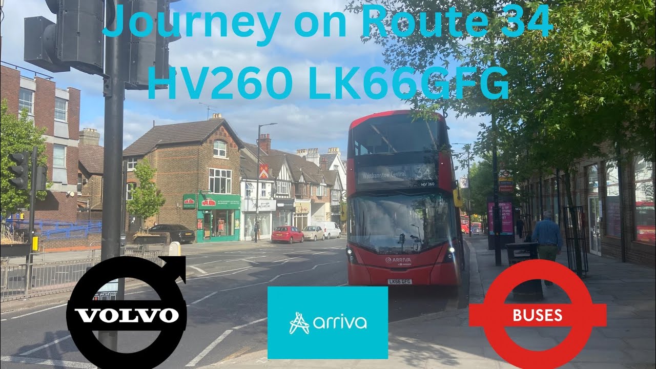 Journey on Route 34 | HV260 (LK66GFG) - YouTube