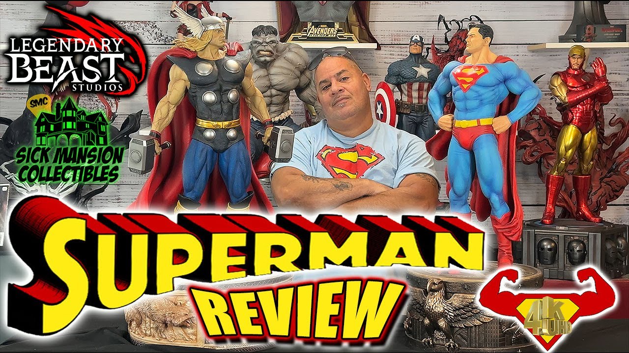 LEGENDARY BEAST STUDIOS 1/3 SUPERMAN LIGHT BLUE VERSION PRESTIGE ...
