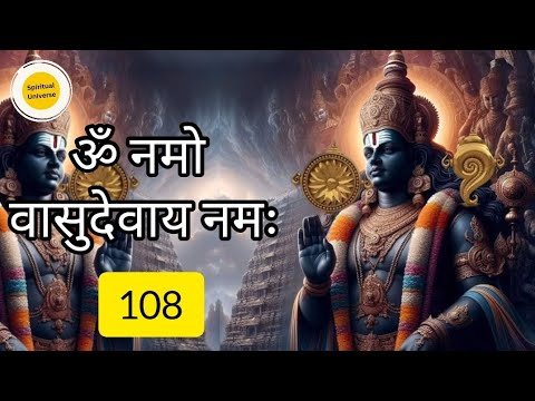 Om Namo Vasudevay Namah 108 with lyrics #vasudev #mantra #spirituality - YouTube