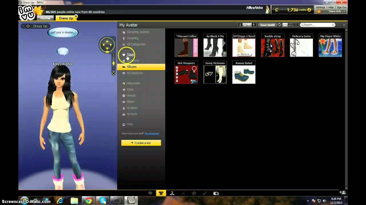 How to look rich on IMVU when your newbie - YouTube