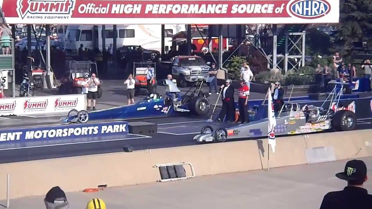 NHRA Top Alcohol Dragsters Summit Motorsports Park 2013 - YouTube