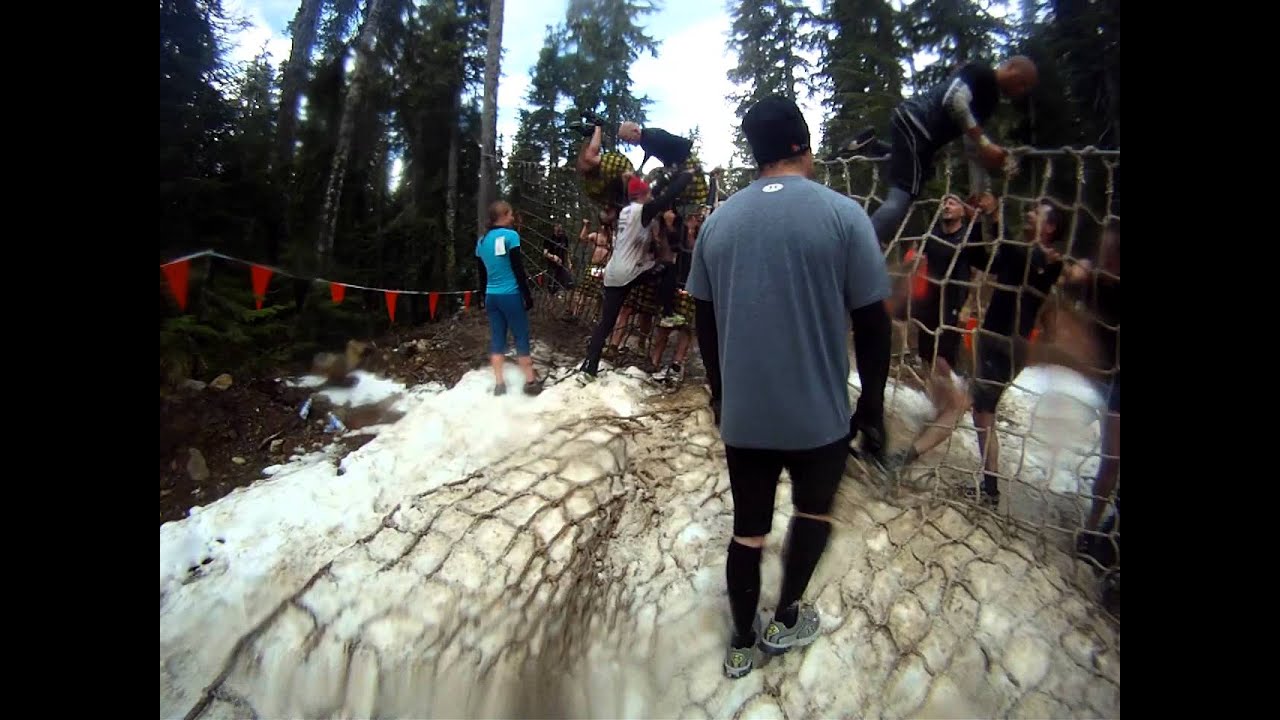 Tough Mudder Spider's Web Obstacle - Whistler 2012 - YouTube