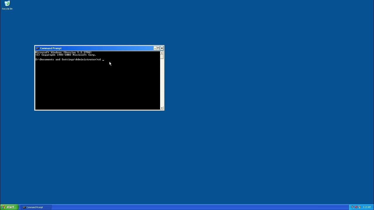 How Destroy Windows XP with 3 command lines (delete system32) "FIRST ...