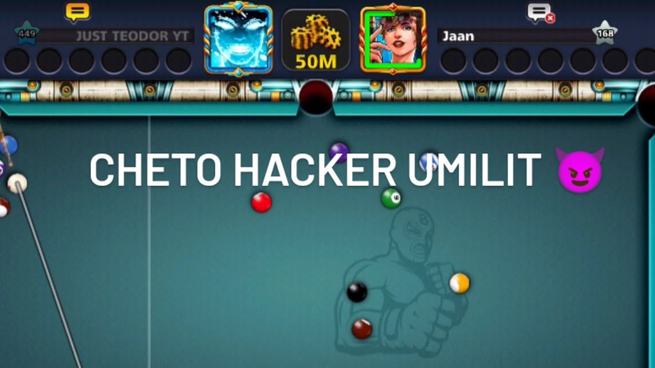 CHETO HACKER UMILIT - 8 BALL POOL - YouTube