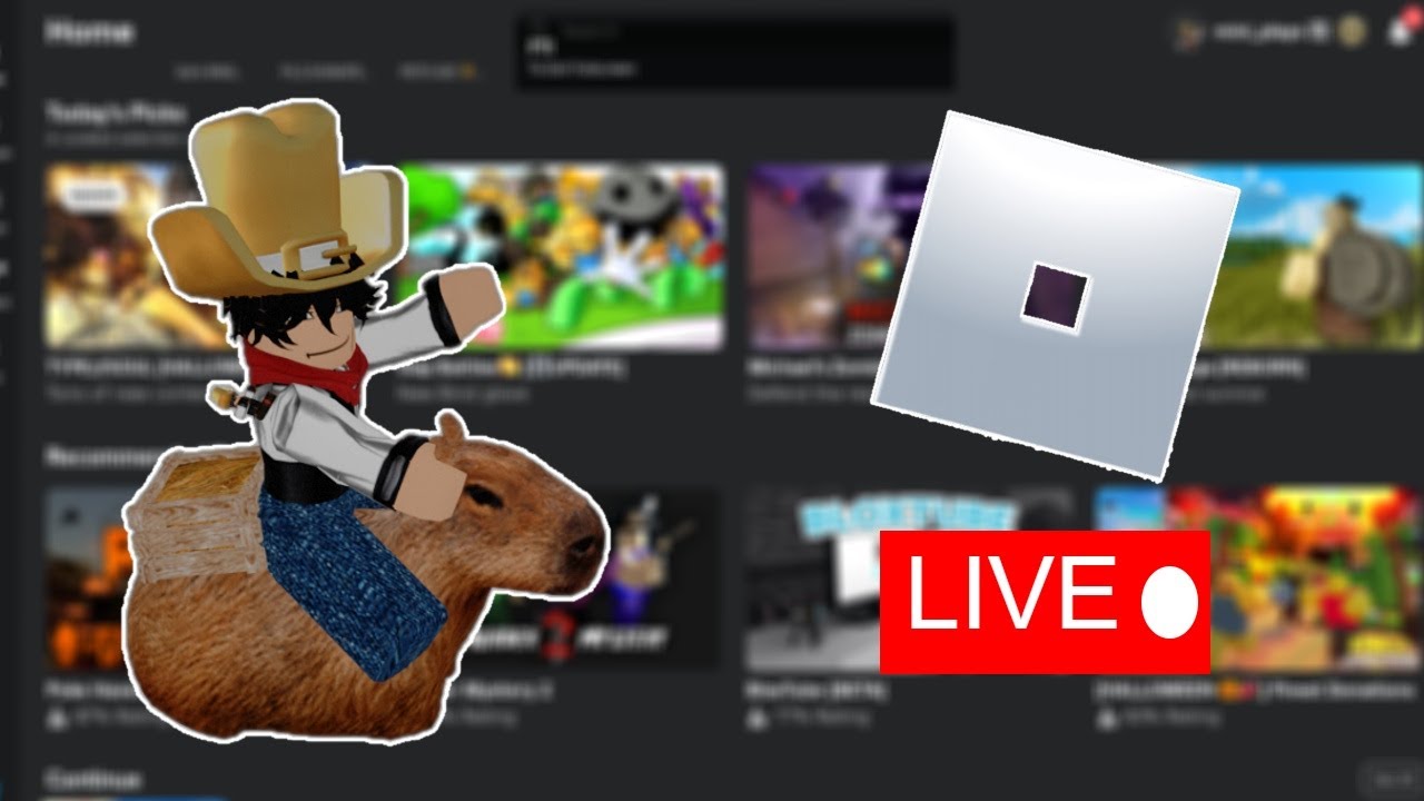 playing Roblox with viewers (LIVE) - YouTube