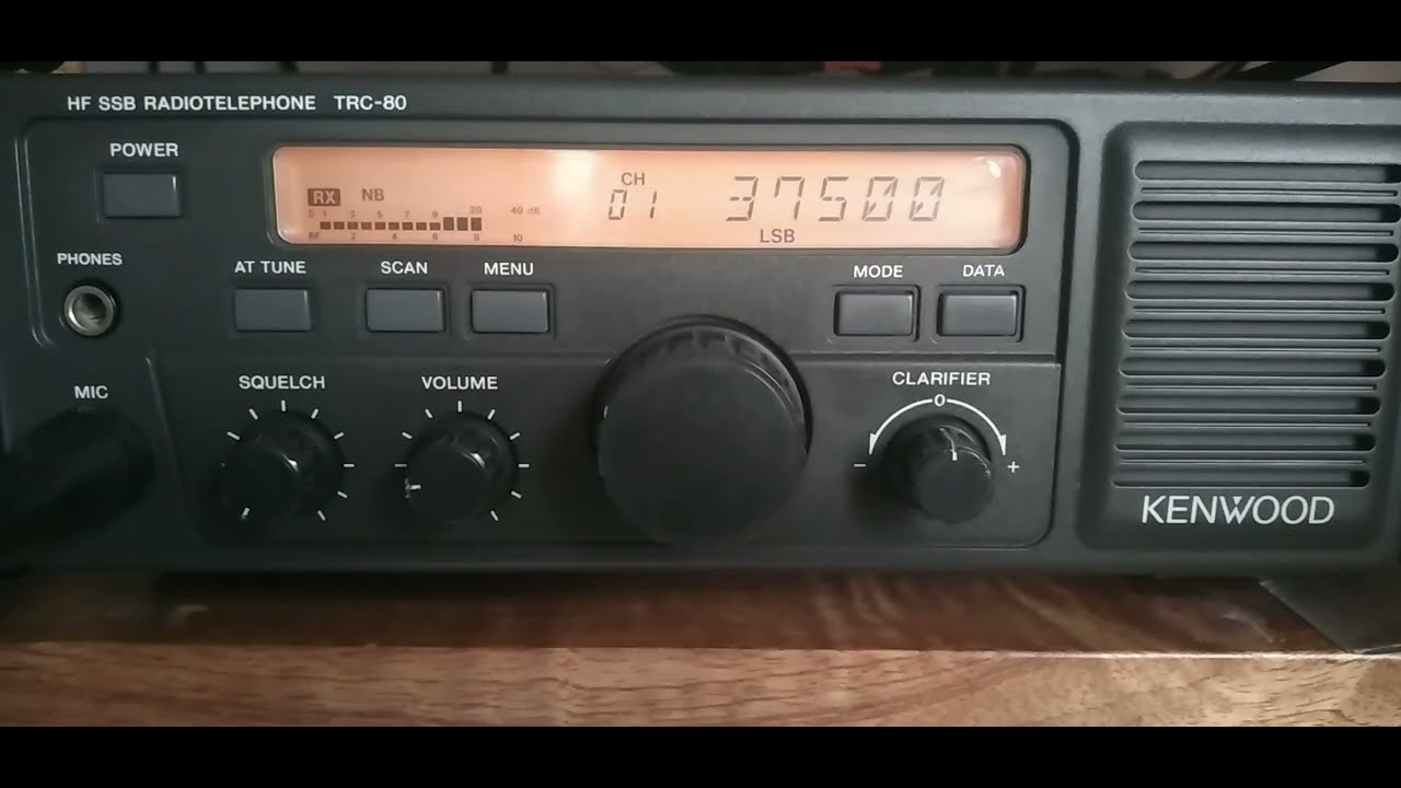 KENWOOD TRC-80/TK-8 BANDA 80 MTRS. HR4FJC Francisco. - YouTube
