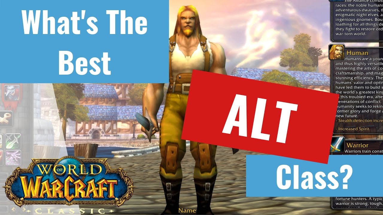 What Class Makes The Best Alt in WoW Classic? - YouTube