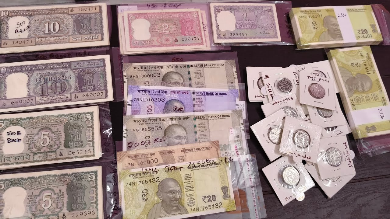 Buy Mughal Silver Coins Value | Old Indian Notes Value Collection - YouTube