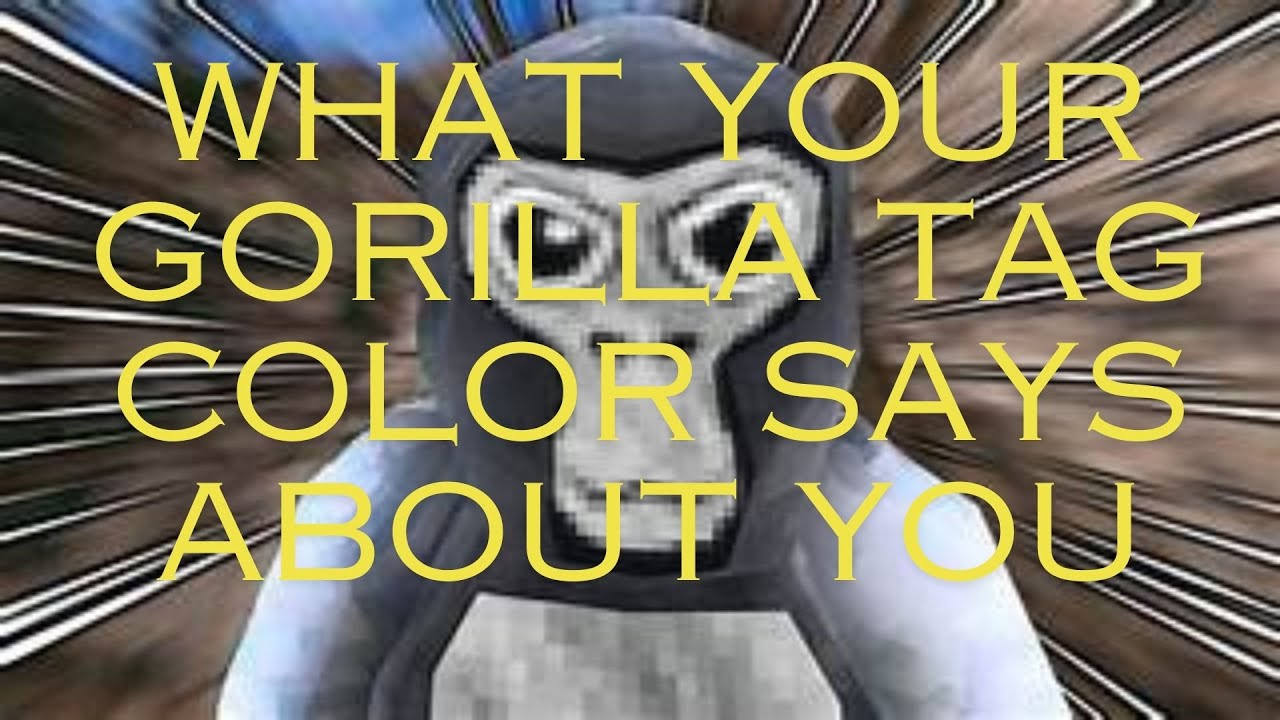 What your gorilla tag color say about you - YouTube