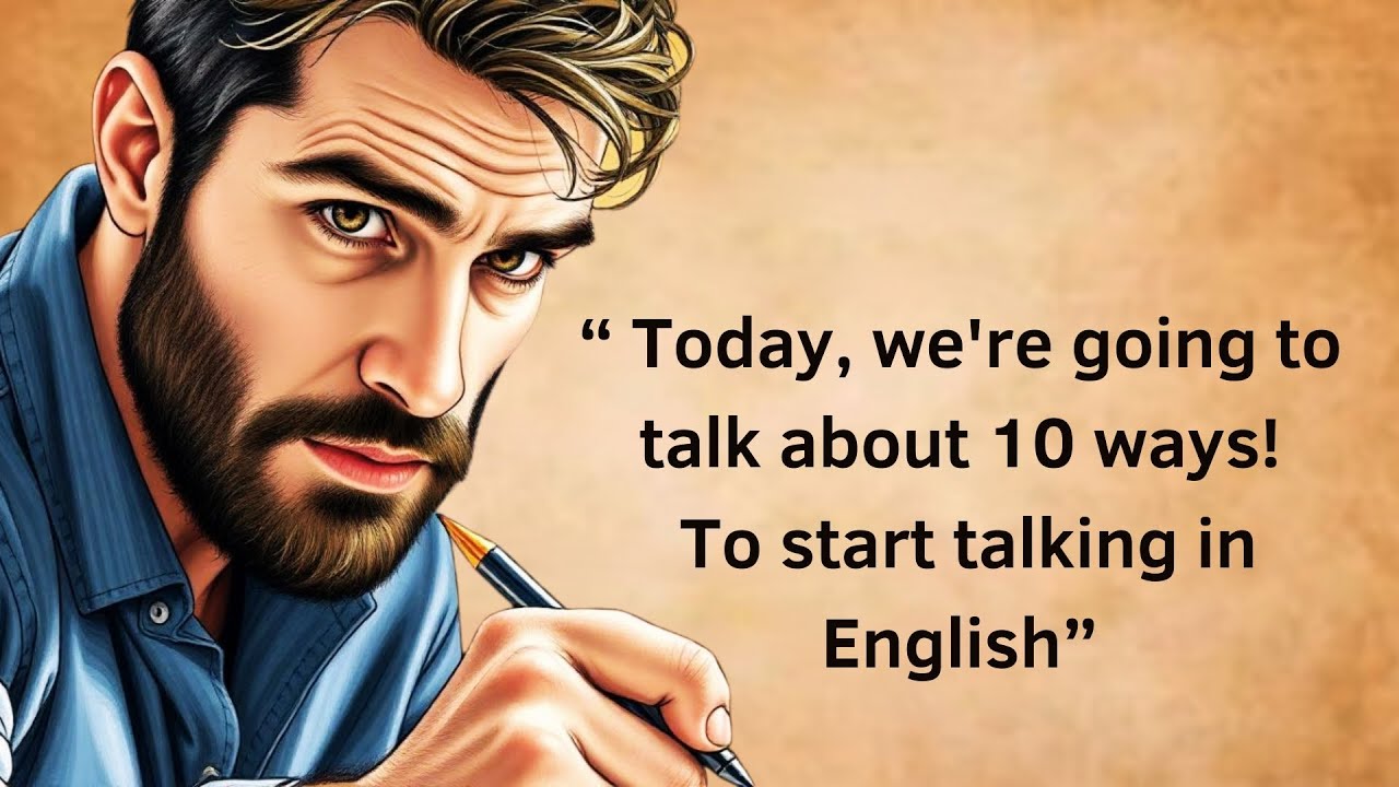 Today, we're going to talk about 10 ways To start talking in English ...