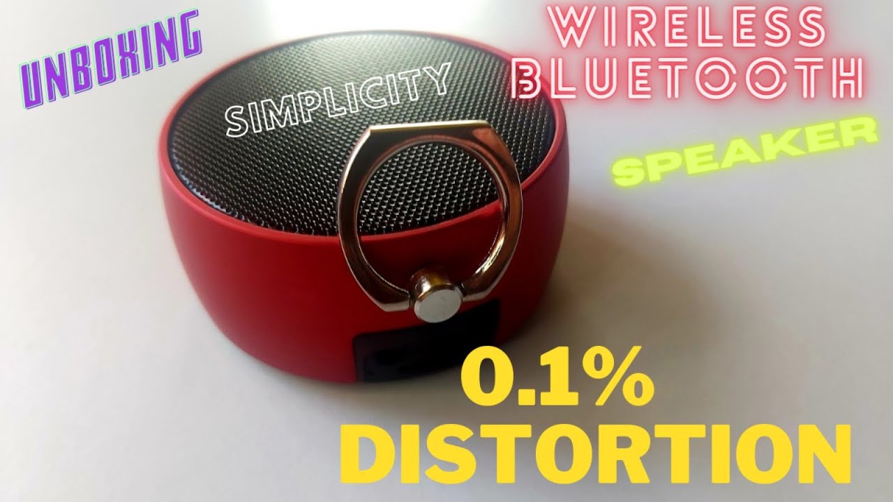 Unboxing Simplicity Wireless Bluetooth Speaker - YouTube