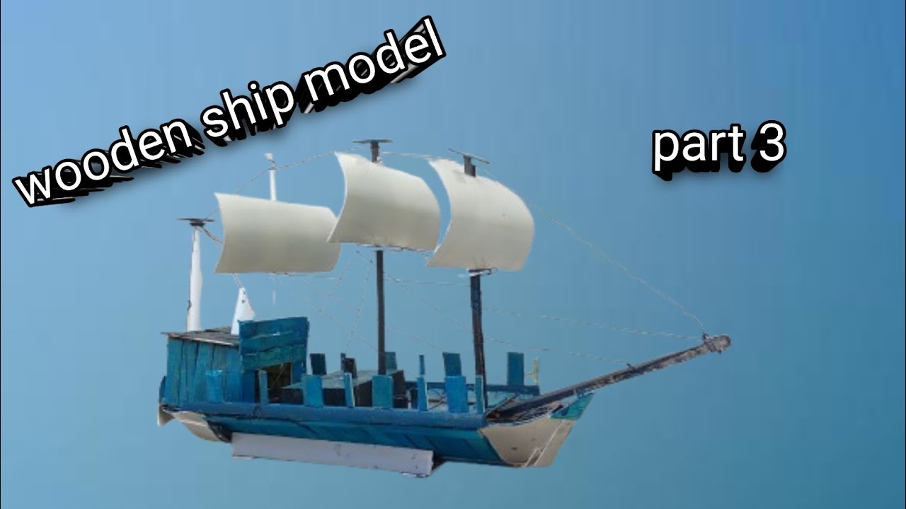 Making ship model || out ice sticks & pvcpipe || part 3. - YouTube