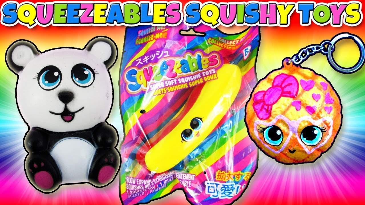 SQUEEZEABLES Super Soft SLOW RISE SQUISHIES Squishy Toy Review | Trusty ...