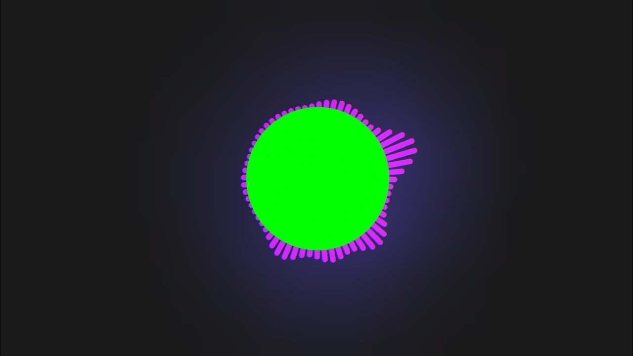 Audio Spectrum Visualizer Green Screen 4K | #46 - YouTube