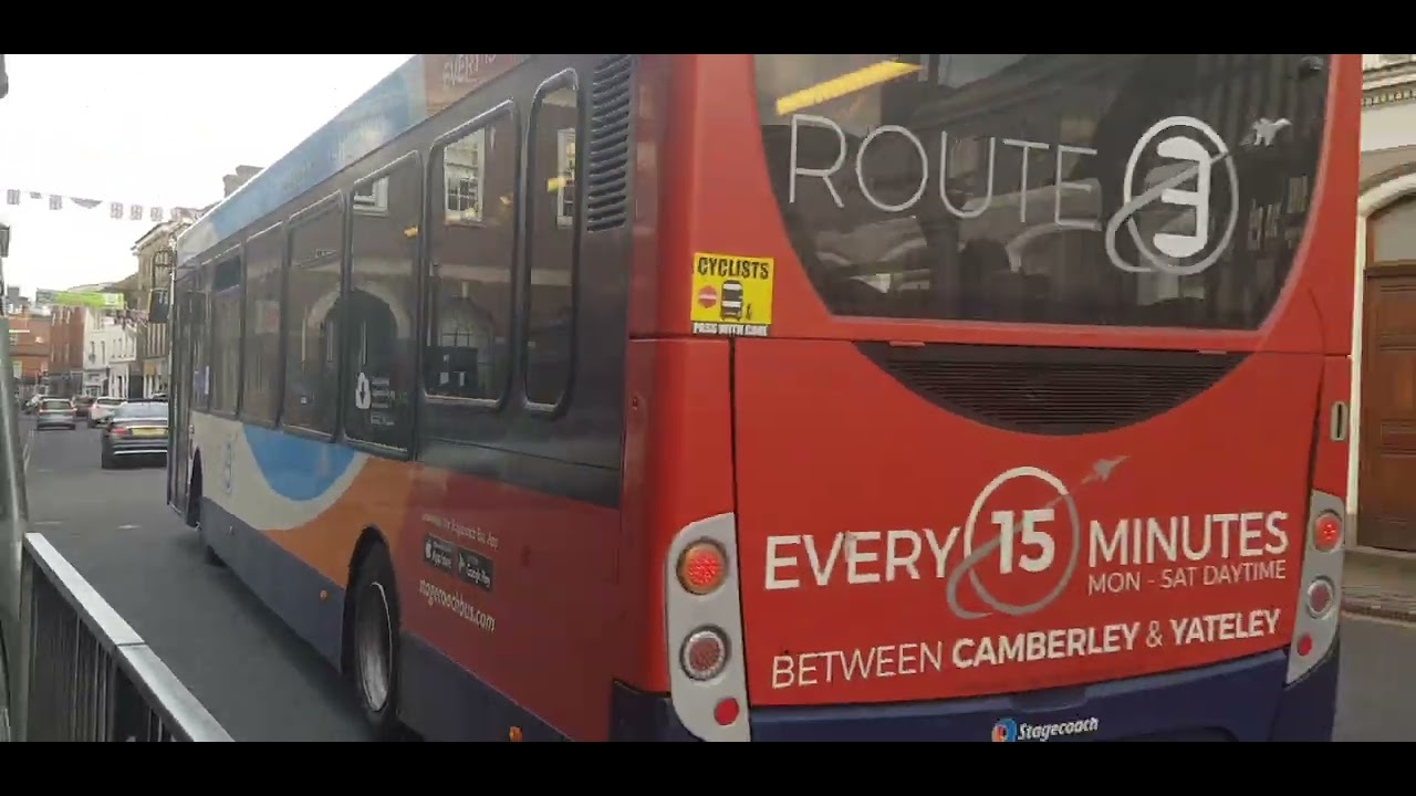 Here is the stagecoach bus 36916 on the number 5 in Farnham with the ...