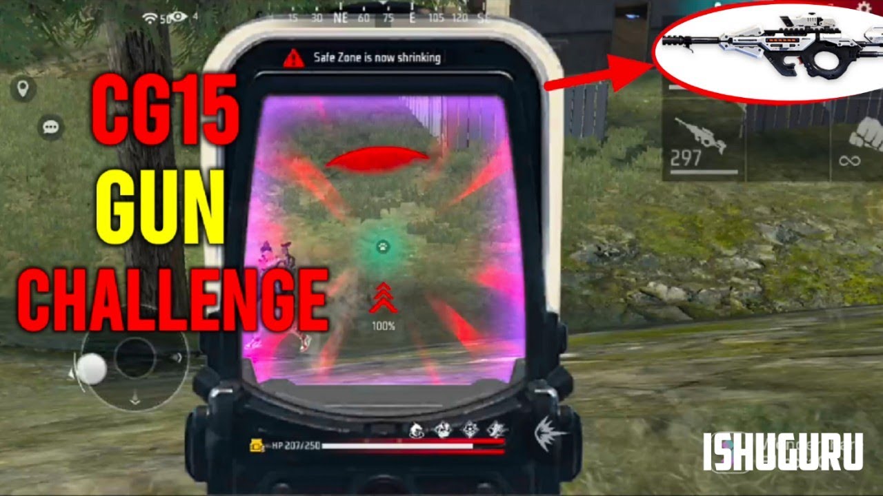 CG15 GUN CHALLENGE IN FULLY CHARGED MOD OP GAMEPLAY || GARENA FREE FIRE ...