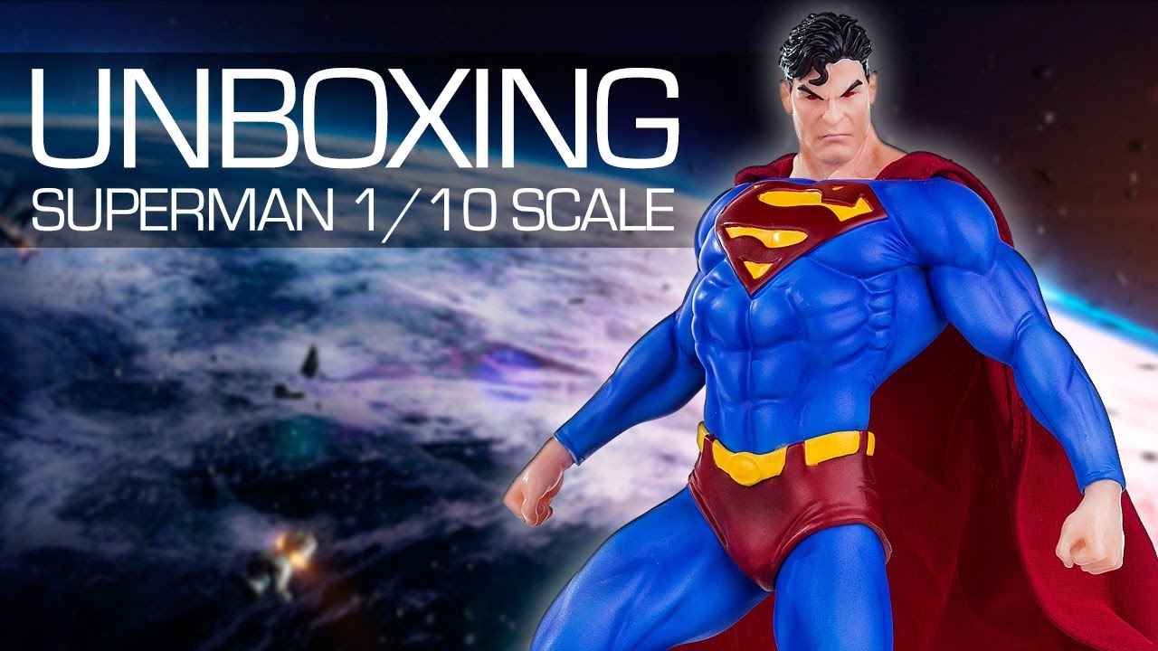 Unboxing - Superman 1/10 Art Scale by Ivan Reis - Iron Studios - YouTube