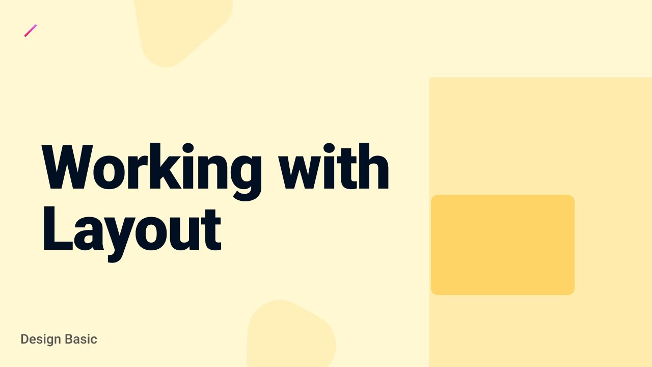 Working with Layout - YouTube
