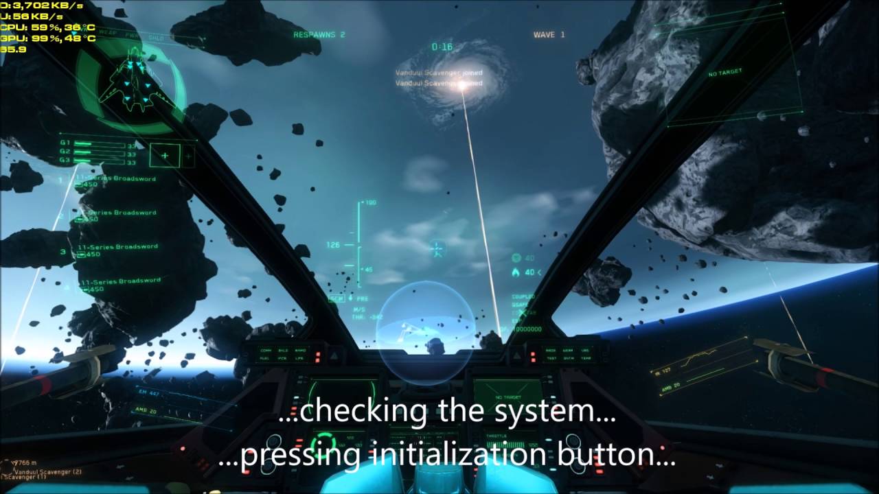 Star Citizen Alpha 2 4 1 TARGET script and FreePie speech - YouTube