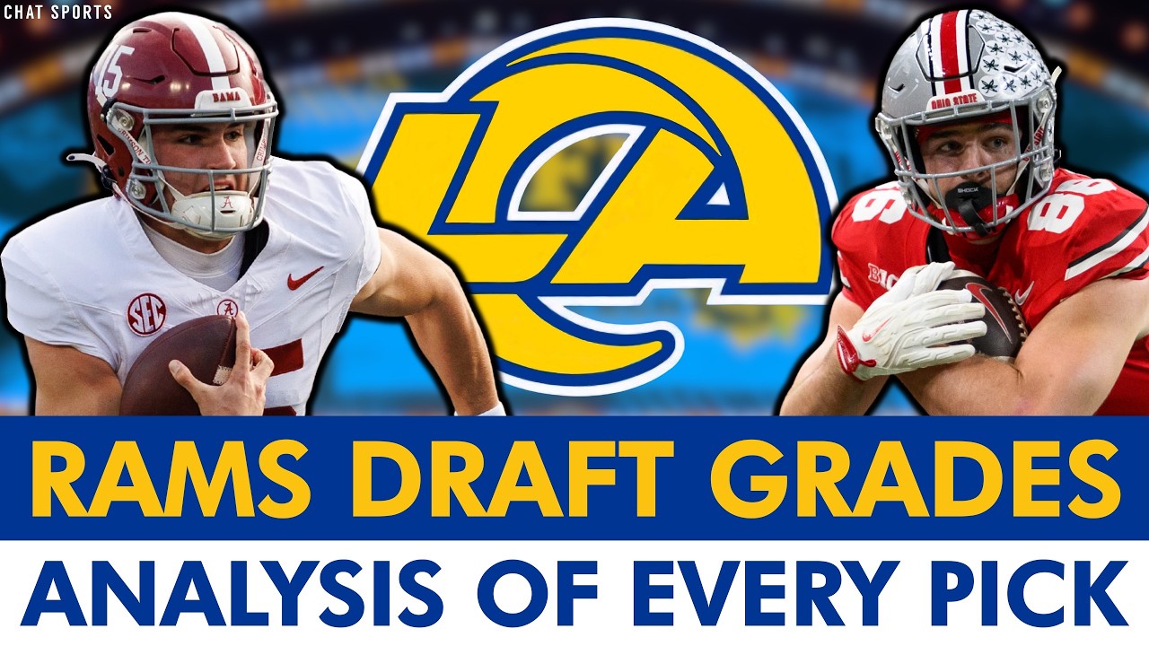 Rams Draft Grades: All 7 Rounds From 2026 NFL Draft Ft Ty Simpson, Max ...