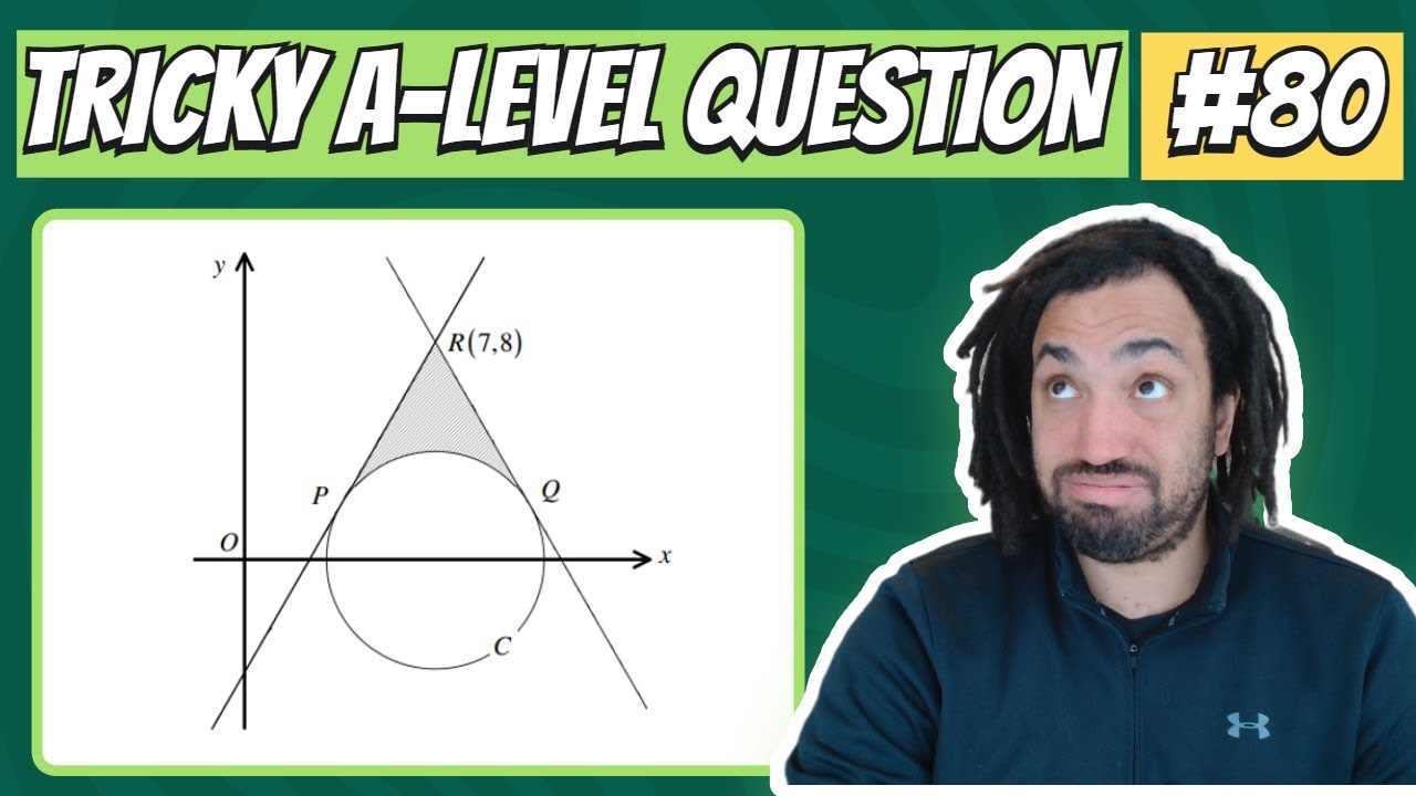 Circle, Tangent and Area | Tricky A-Level Maths Question #80 - YouTube