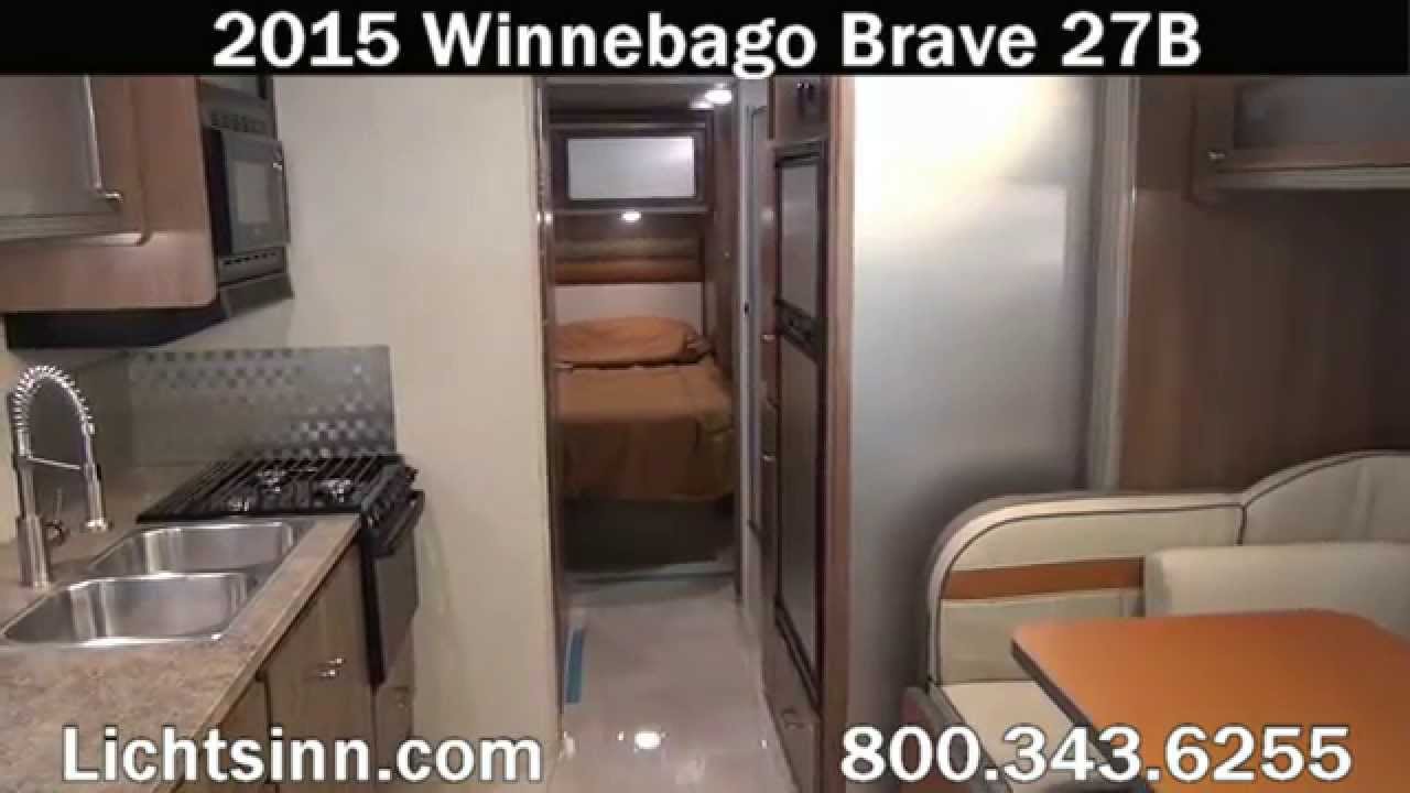 Lichtsinn.com - New 2015 Winnebago Brave 27B Motor Home Class A - YouTube