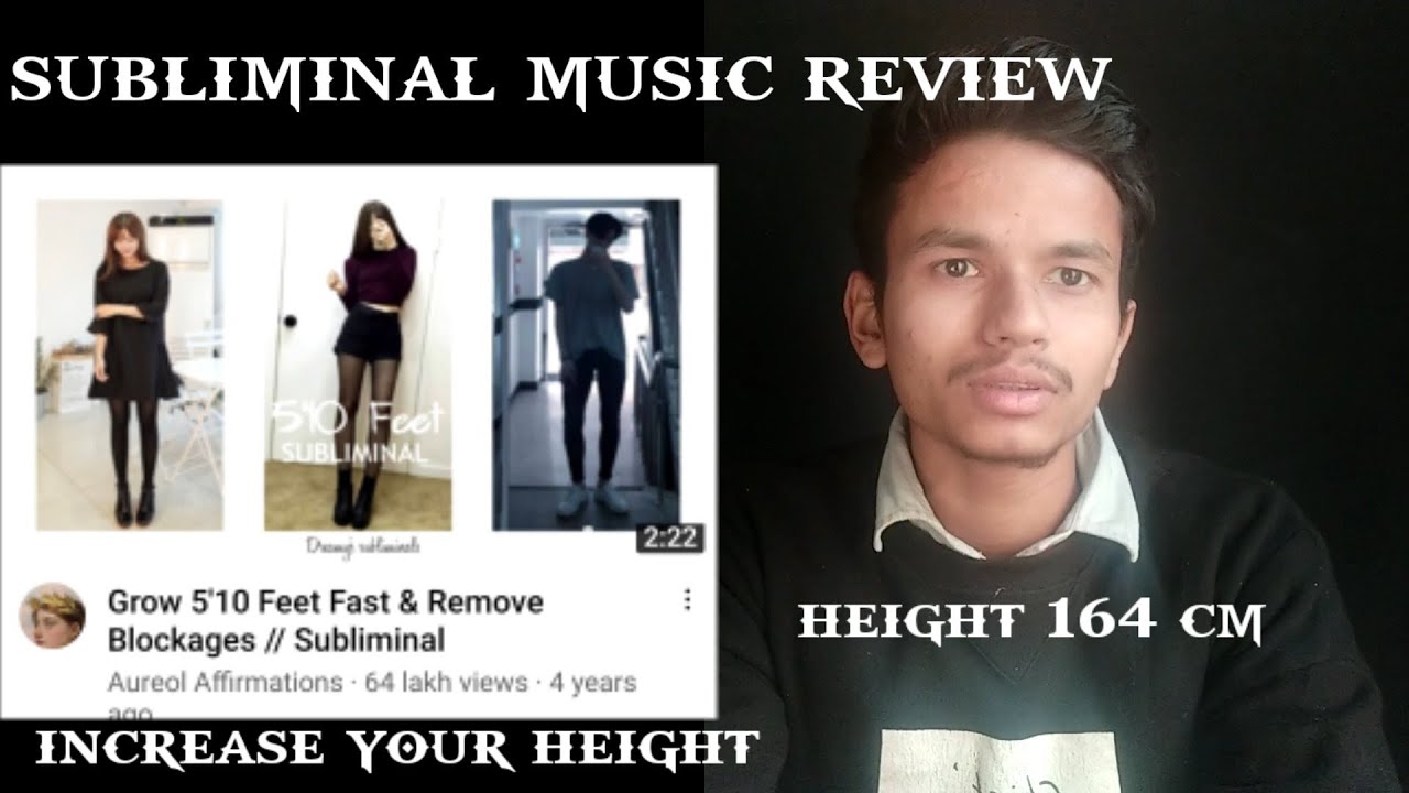 subliminal for height increase day - 1 real review | realistic one ...