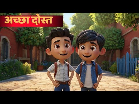 Accha Dost (A Good Friend) | Truly Friendship Story | Islamic cartoon ...