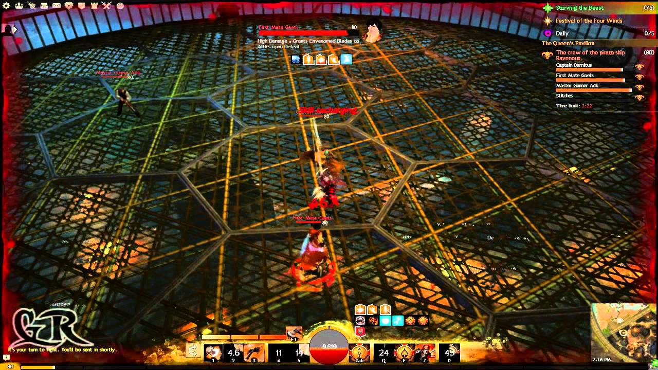 GW2 pirate crew Ravenous in Queens Gauntlet - YouTube