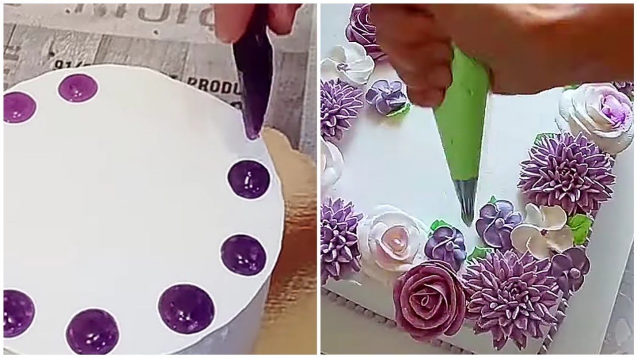 😮How To Make Cake Decorating Ideas For Birthday /Homemade Cake ...