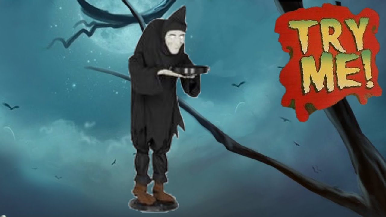 Gemmy Hunchback Greeter - YouTube