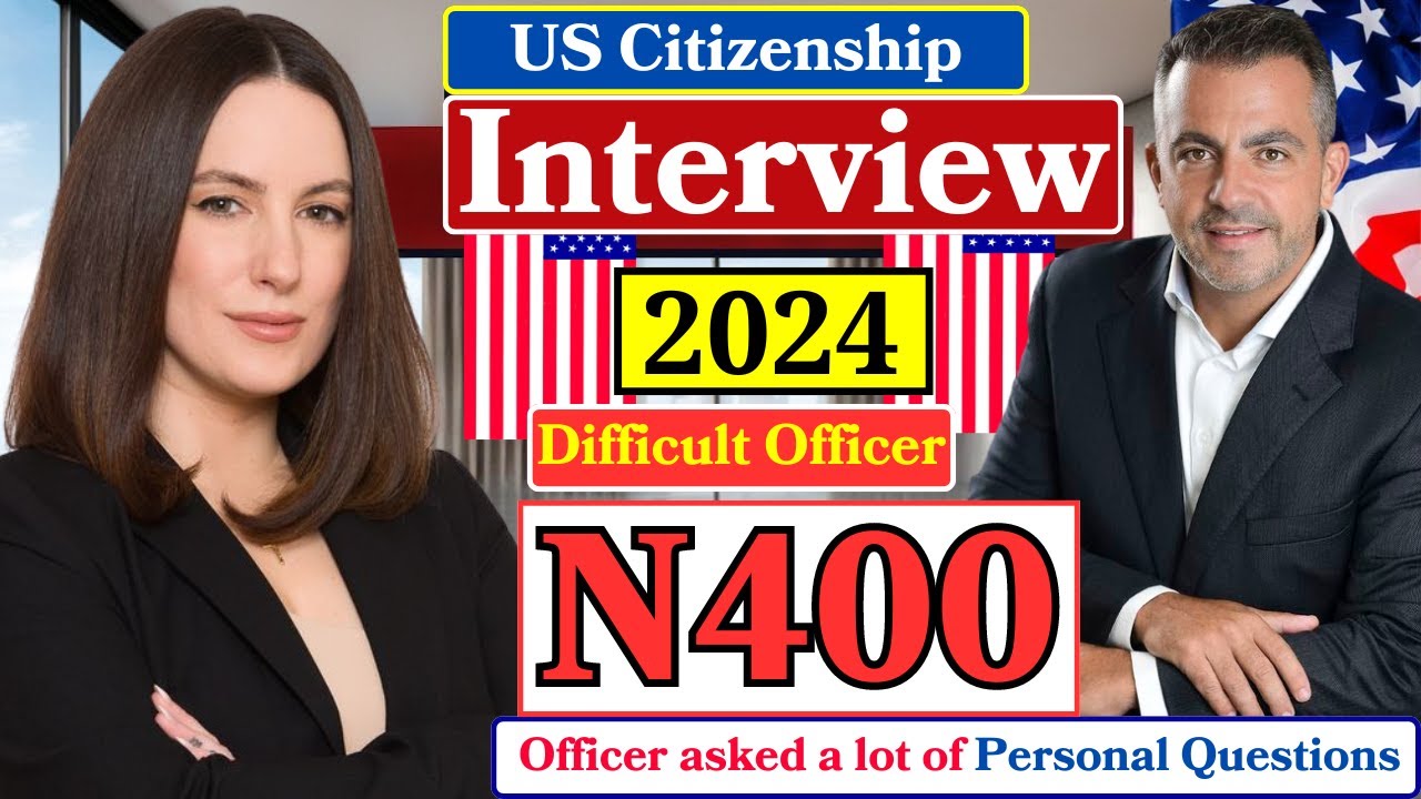 Real Interview of US Citizenship 2024 & Oath Ceremony - N400 ...