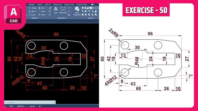 Autocad Practice Drawings For Beginners