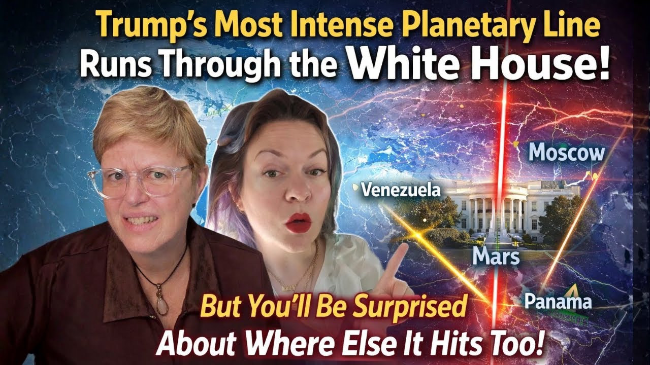 Tromps Most Intense Planetary Line Runs Through The White House ...