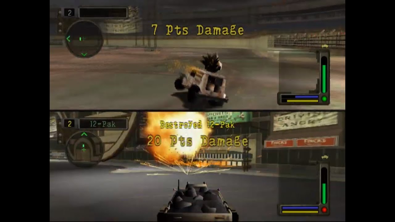 [PS2] Twisted Metal: Lost - Co-Op "Sweet Tooth" And "ManSlaughter" feat ...