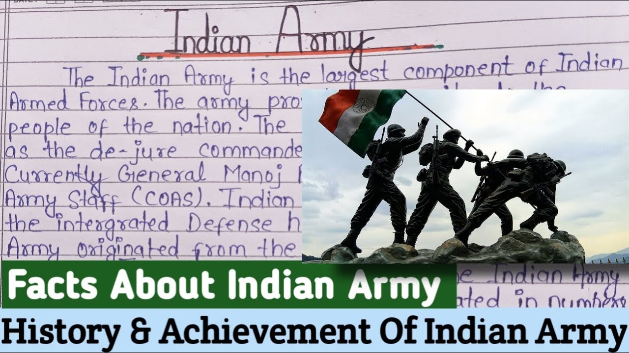 Indian Army Essay In English | Importance Of Army Paragraph | Facts ...