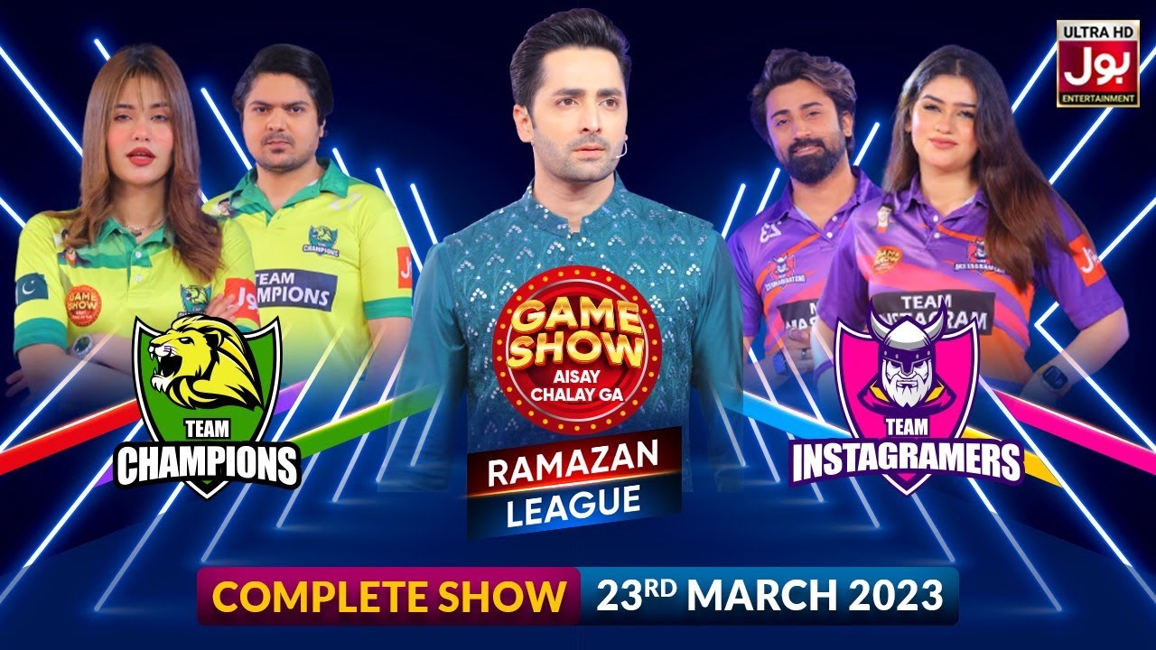 Game Show Aisay Chalay Ga Ramazan League | Complete Show | Danish ...